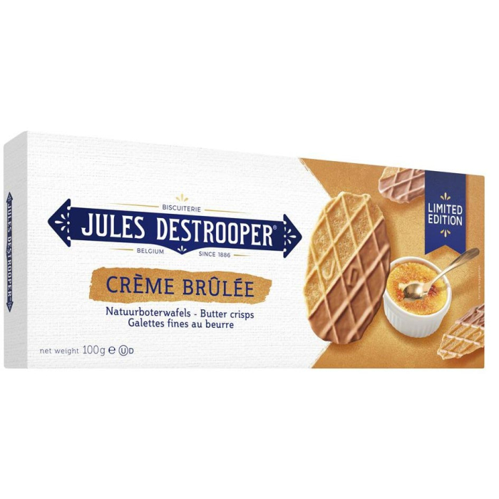Jules Destrooper boterwafels crème brûlée, doos van 100 g kopen ...