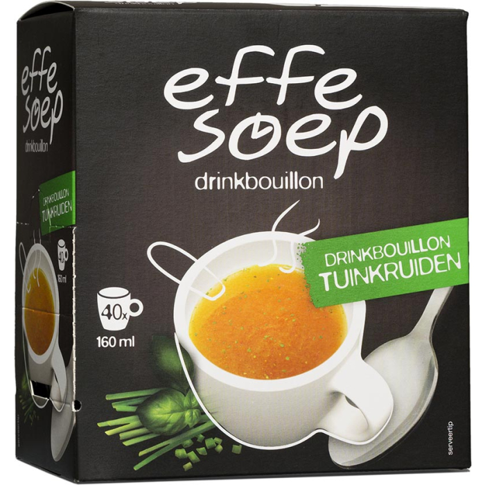 Effe Soep drinkbouillon, tuinkruiden, 160 ml, doos van 40 sticks kopen ...